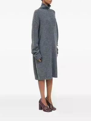 MAISON MARGIELA High-neck Knitted Midi Dress