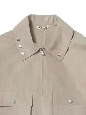 Auralee Button-detail Jacket