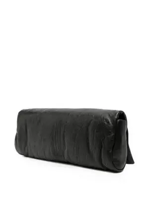 Rick Owens Logo-debossed Padded Leather Clutch