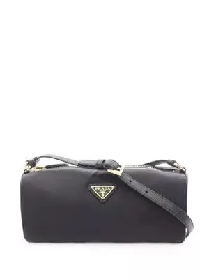 Prada Re-nylon Saffiano Shoulder Bag - Black