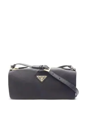 Prada Re-nylon Saffiano Shoulder Bag - Black