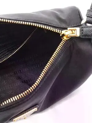 Prada Re-nylon Saffiano Shoulder Bag - Black