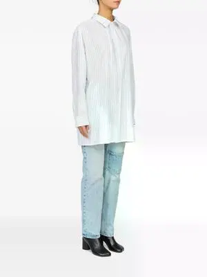 MAISON MARGIELA Striped-pattern Oversized Shirt