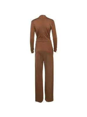 Max Mara V-neck Wrap Jumpsuit