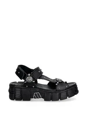 NEW ROCK Stud-embellished Chunky-sole Sandals