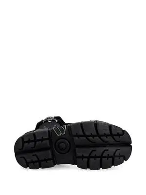 NEW ROCK Stud-embellished Chunky-sole Sandals