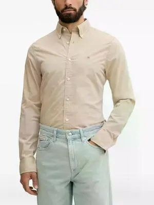Gant Embroidered-logo Button-down Shirt