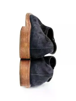 TOD'S Lace-up Suede Oxford Shoes
