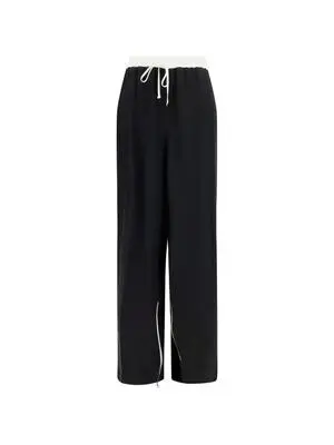Kiton Drawstring Wide-leg Cropped Trousers