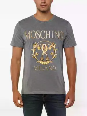 Moschino Logo-print T-shirt - Grey
