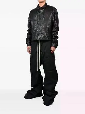Rick Owens Crinkled Leather Jacket