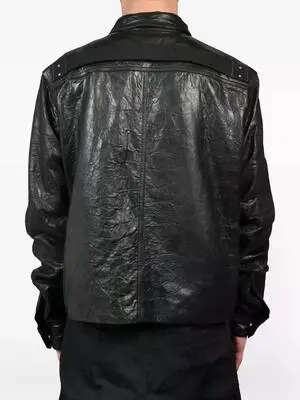 Rick Owens Crinkled Leather Jacket