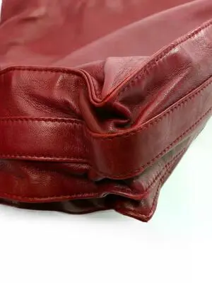 Loewe 2000s Anagram Shoulder Bag - Red