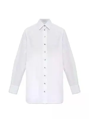 Stella McCartney Press-stud Oversized Shirt - White