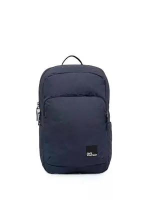 JACK WOLFSKIN Terraview Logo-patch Zip-fastening Backpack - Blue