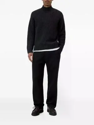 Closed Ribbed-knit Sweater