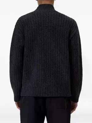 Closed Ribbed-knit Sweater