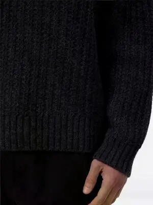 Closed Ribbed-knit Sweater