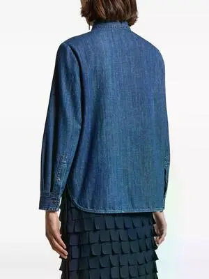 Peserico Tie-detail Denim Shirt
