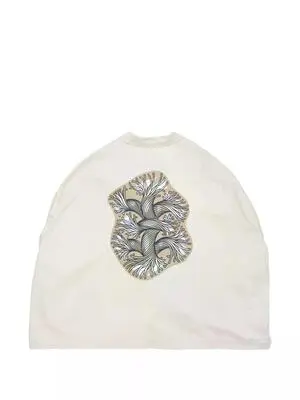NEMEN Graphic Print Button-up Jacket