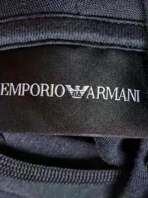 Emporio Armani Striped-detail Hoodie