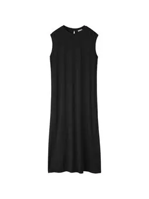 RECTO Open-back Sleeveless Blouse - Black