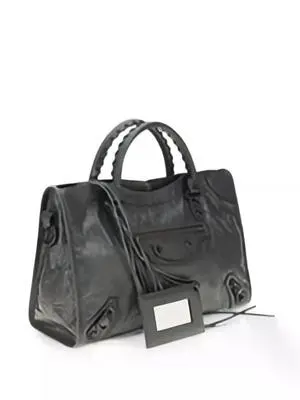 Balenciaga Le City Leather Leather Tote Bag