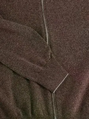Brunello Cucinelli Zip-up Ribbed-trim Sweater