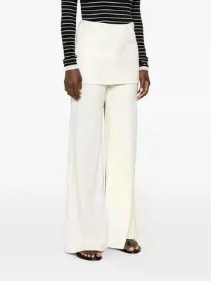 Enza Costa Twill Apron-style Trousers