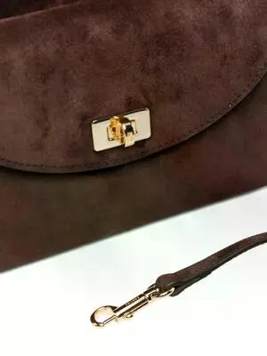 Sandro Le Mini Grand Bazaar Suede Tote Bag