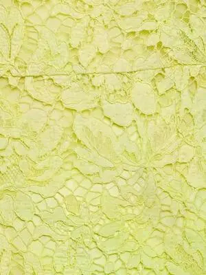 Valentino Garavani Lace Sleeveless Midi Dress - Yellow