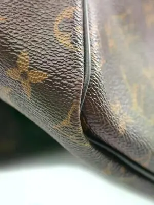 LOUIS VUITTON Monogram Macassar Keepall Bandouliere 55 Holdall - Brown