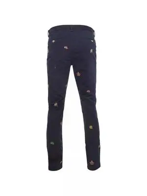 Polo Ralph Lauren Embroidered Slim-fit Trousers