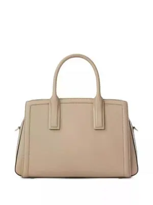 Michael Kors Medium Laila Logo-charm Leather Tote Bag