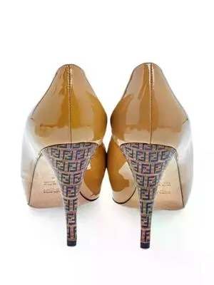 Fendi Ff Logo Heel Detail Pumps