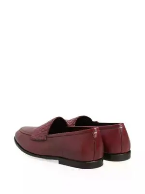 Dolce & Gabbana Crocodile-effect Leather Loafers