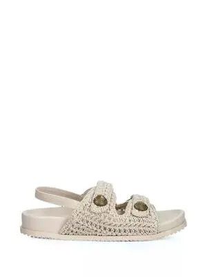 TWINSET Crochet-knit Sandals - Neutrals