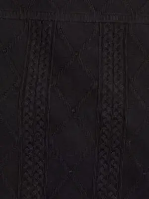 Sandro Ribbed-knit Cropped Sweater