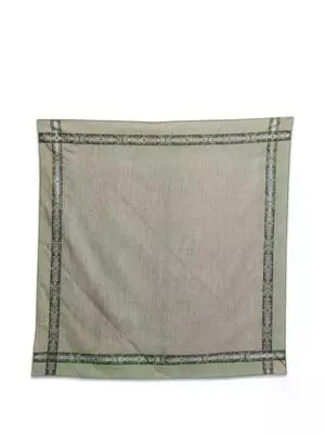Dunhill Patterned Handkerchief - Green
