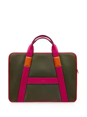 LANCEL Mistral Monogram-jacquard Leather-trim Weekend Bag