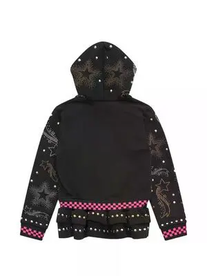 CHOPOVA LOWENA Janine Stud-embellished Hoodie