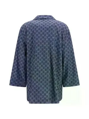 Gucci Gg Jacquard Denim Jacket