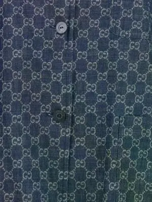 Gucci Gg Jacquard Denim Jacket