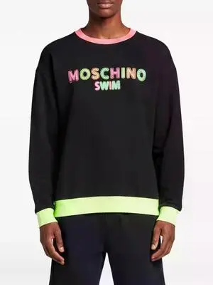 Moschino Logo-print Sweatshirt - Black