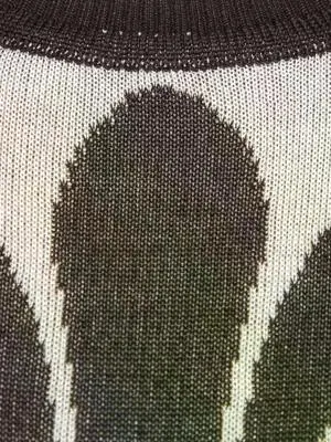 Versace Short-sleeve Knitted Midi Dress
