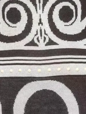 Versace Short-sleeve Knitted Midi Dress