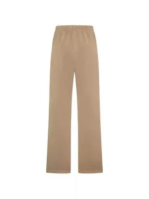 Fear Of God Flare Logo-patch Drawstring Track Pants - Neutrals