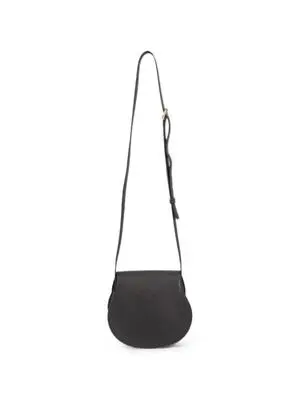 Chloé Marcie Saddle Cross Body Bag - Black