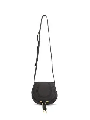 Chloé Marcie Saddle Cross Body Bag - Black