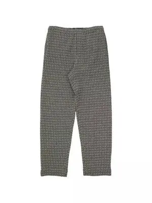 META CAMPANIA COLLECTIVE Macramé Effect Trousers - Black
